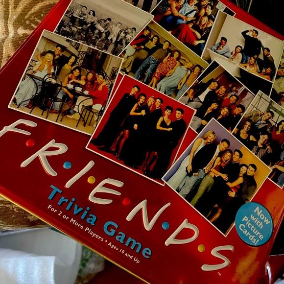Games | New Collectible Friends Trivia Game In A Red Tin So Fun | Poshmark